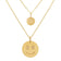 9ct Yellow Gold Smiley Pendant with Diamonds Small/Medium