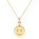 9ct Yellow Gold Smiley Pendant with Diamonds Small/Medium